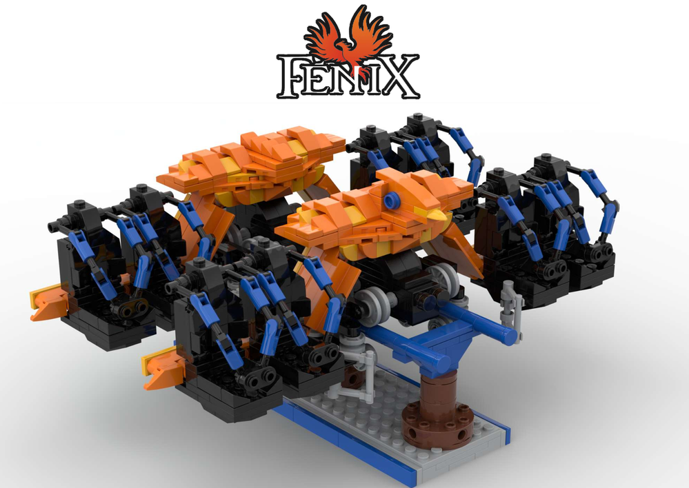 LEGO MOC ROLLERCOASTER - FENIX - TOVERLAND by Coasters.bricks.worldwide ...