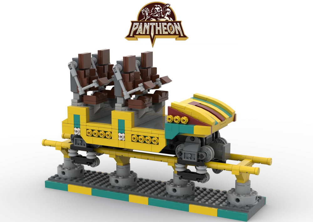 LEGO MOC ROLLERCOASTER - PANTHEON - Busch Gardens Williamsburg by ...