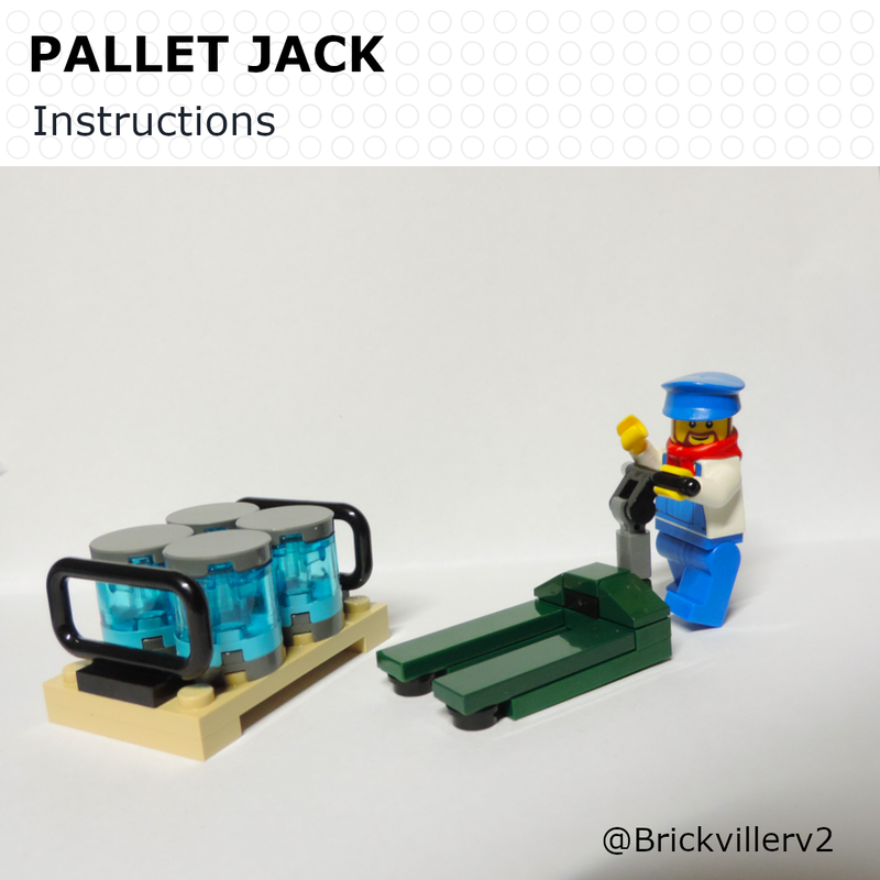 LEGO MOC Pallet jack by Brickvillerv2 | Rebrickable - Build with LEGO