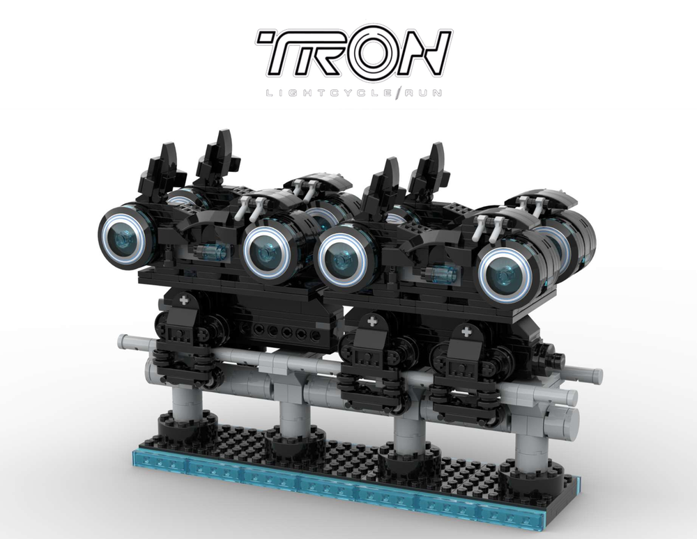 LEGO MOC ROLLERCOASTER - TRON - World's Magic Kingdom by Coasters ...