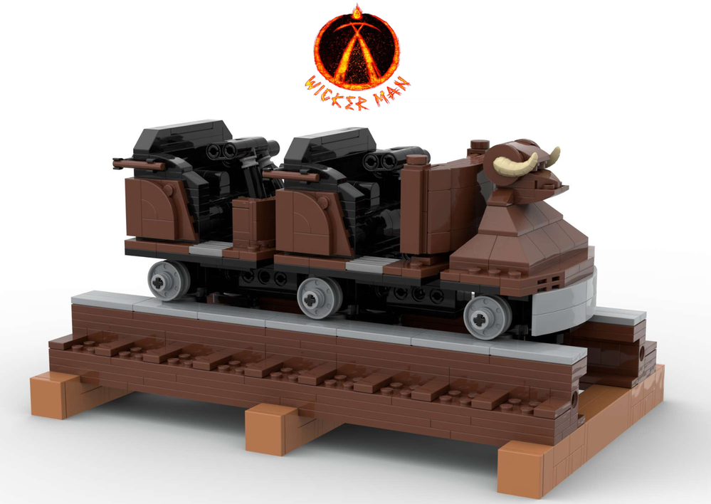 LEGO MOC ROLLERCOASTER - WICKER MAN - ALTONS TOWER by Coasters.bricks ...