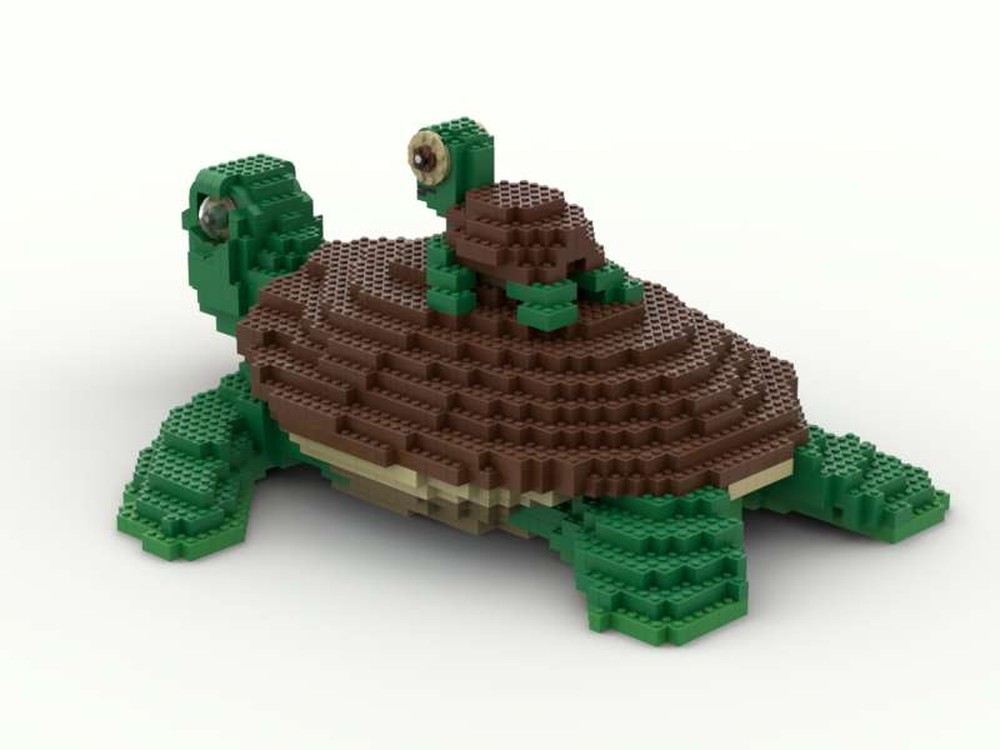 LEGO MOC Sea Turtles (inspired by Crush and Squirt from Finding Nemo ...