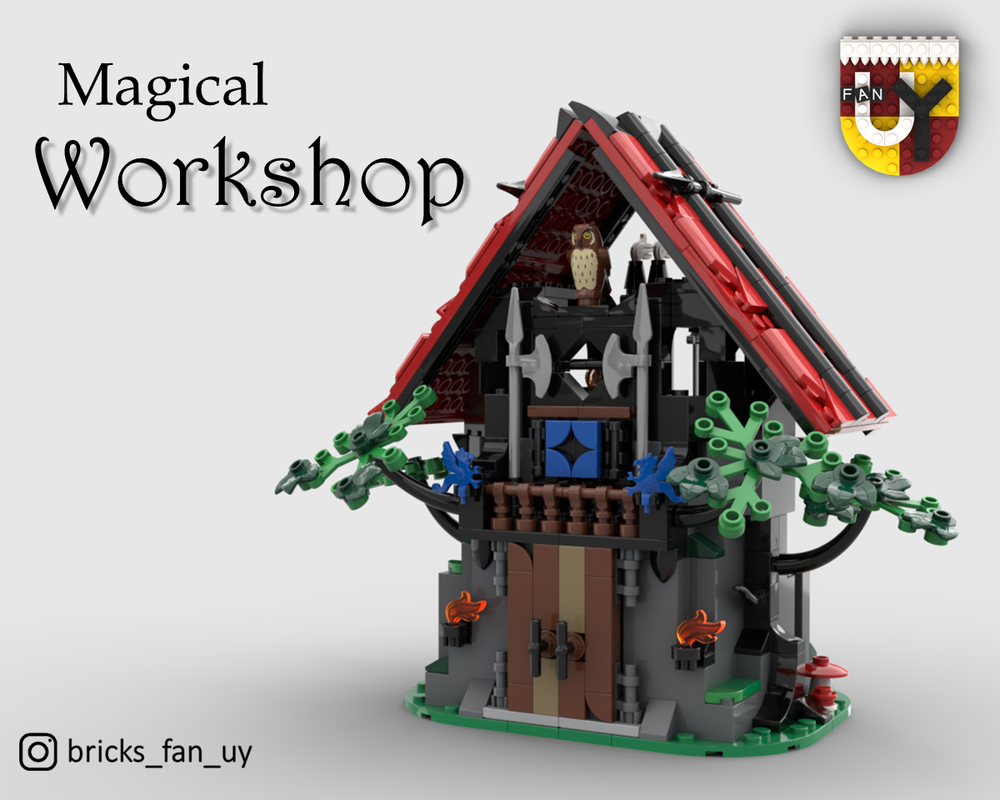 LEGO MOC Wizard's Magical Workshop by bricks_fan_uy | Rebrickable ...