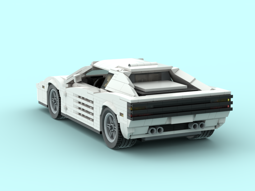 Lego Moc 118 Miami Vice Ferrari Testarossa By Doubleubricks