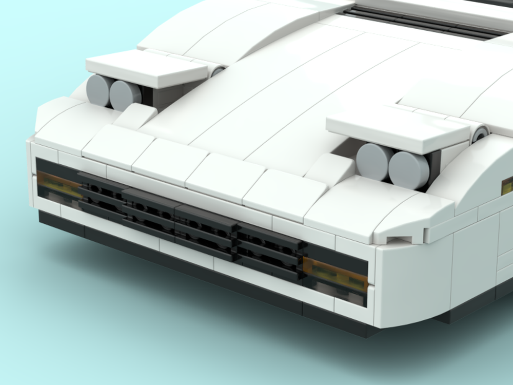 LEGO MOC 1:18 MIAMI VICE - Ferrari Testarossa by Double_U_Bricks ...