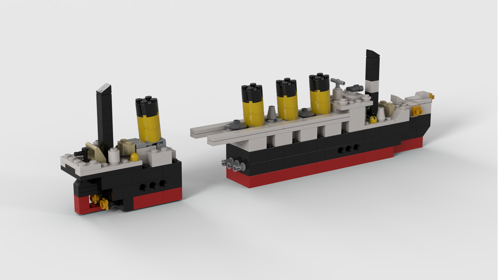 LEGO MOC Mini Titanic by Zany4 | Rebrickable - Build with LEGO