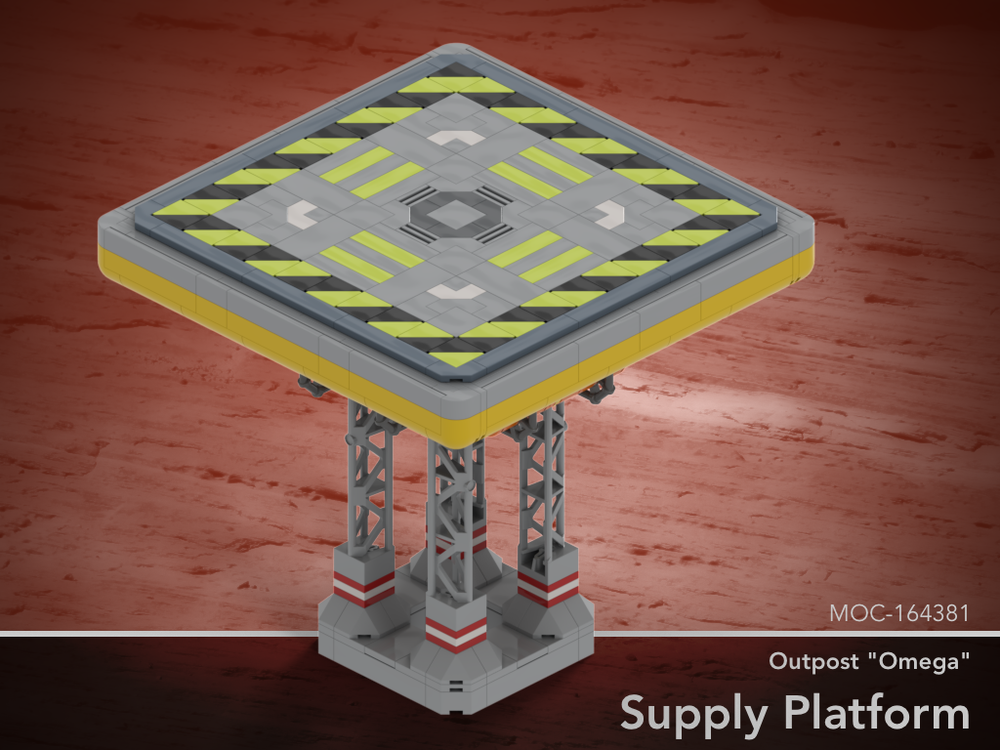 LEGO MOC Outpost Omega: Supply Plattform by brampf | Rebrickable ...