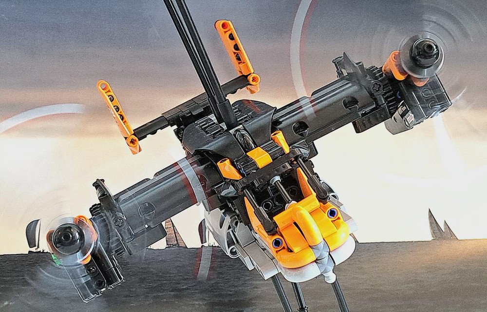 LEGO MOC Bell Boeing V-22 Osprey - mini 42113 by GerritvdG ...