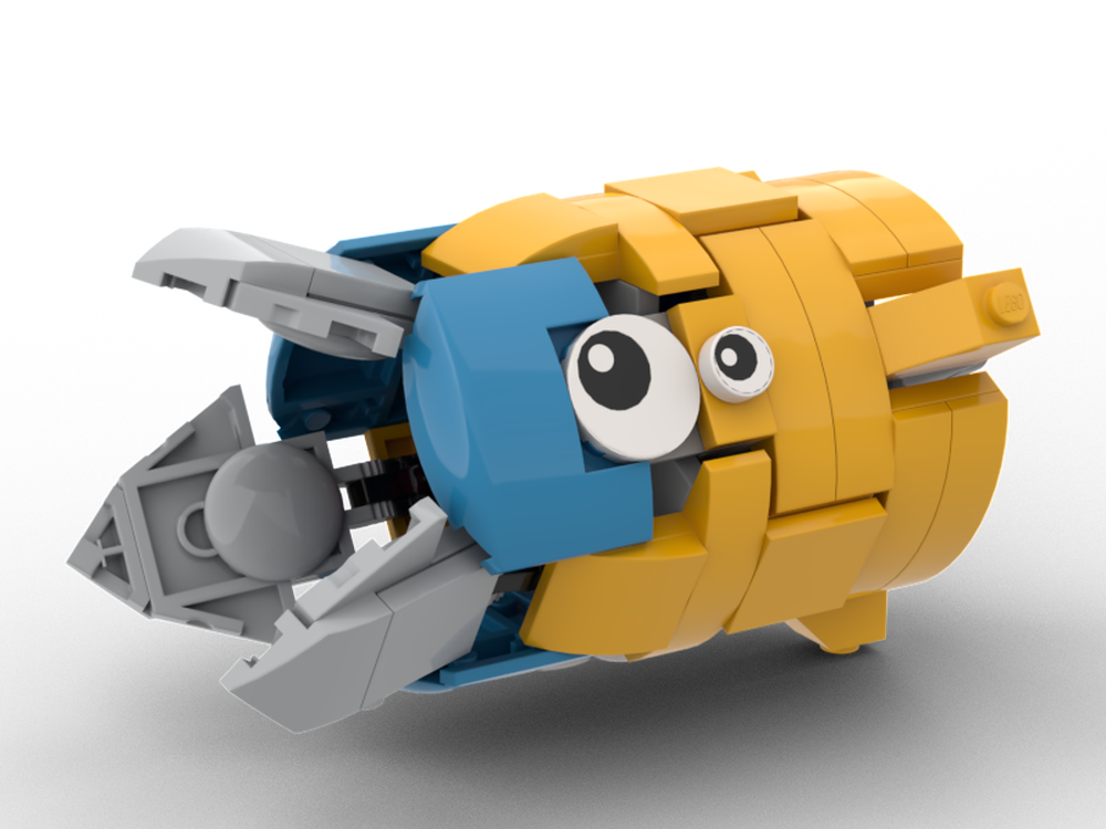 LEGO MOC Trifish Head Model by OrchardBuilds | Rebrickable - Build with ...