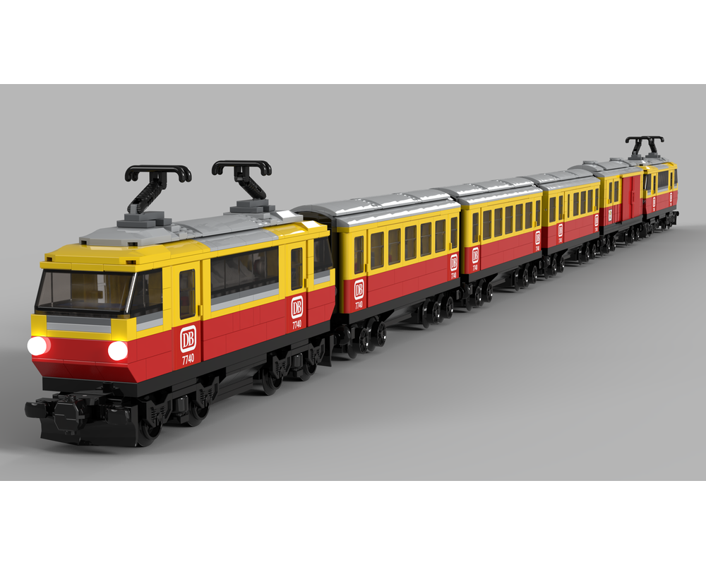 LEGO MOC Set 7740 - Conversion to Powered-Up and a more modern look by ...