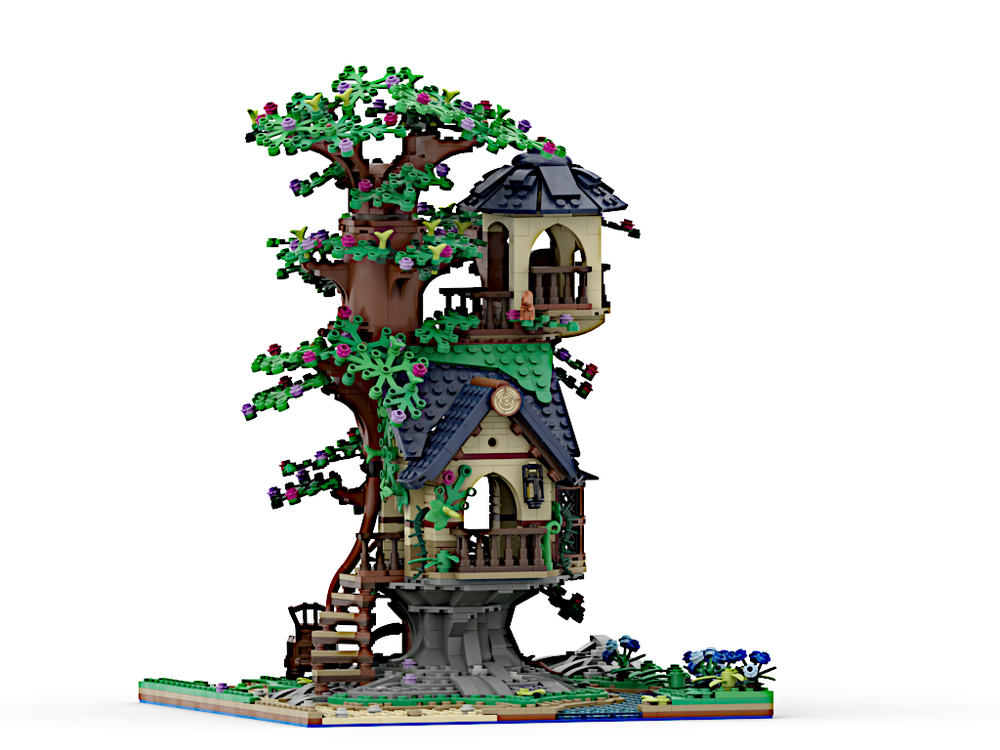 LEGO MOC Little Tree House by House_of_bricks_and_diorama | Rebrickable ...