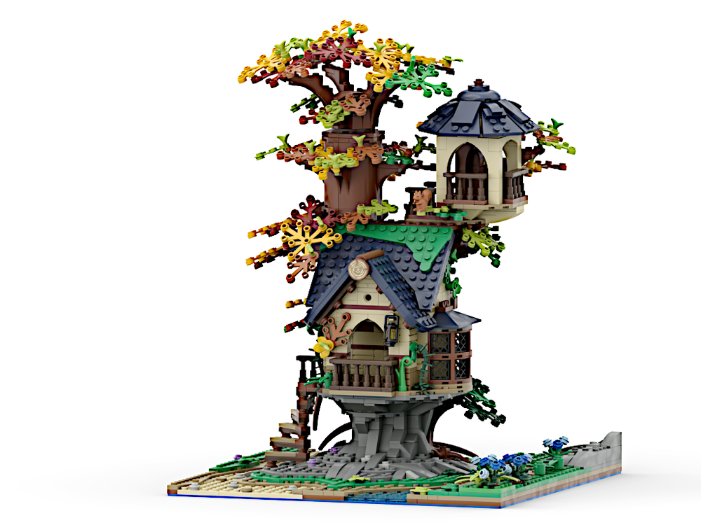 LEGO MOC Little Tree House by House_of_bricks_and_diorama | Rebrickable ...
