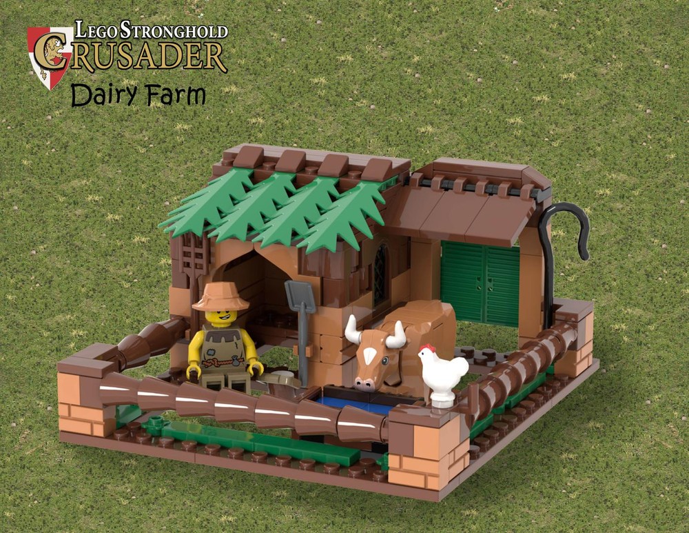 LEGO MOC Stronghold Dairy Farm by Legocionado | Rebrickable - Build ...
