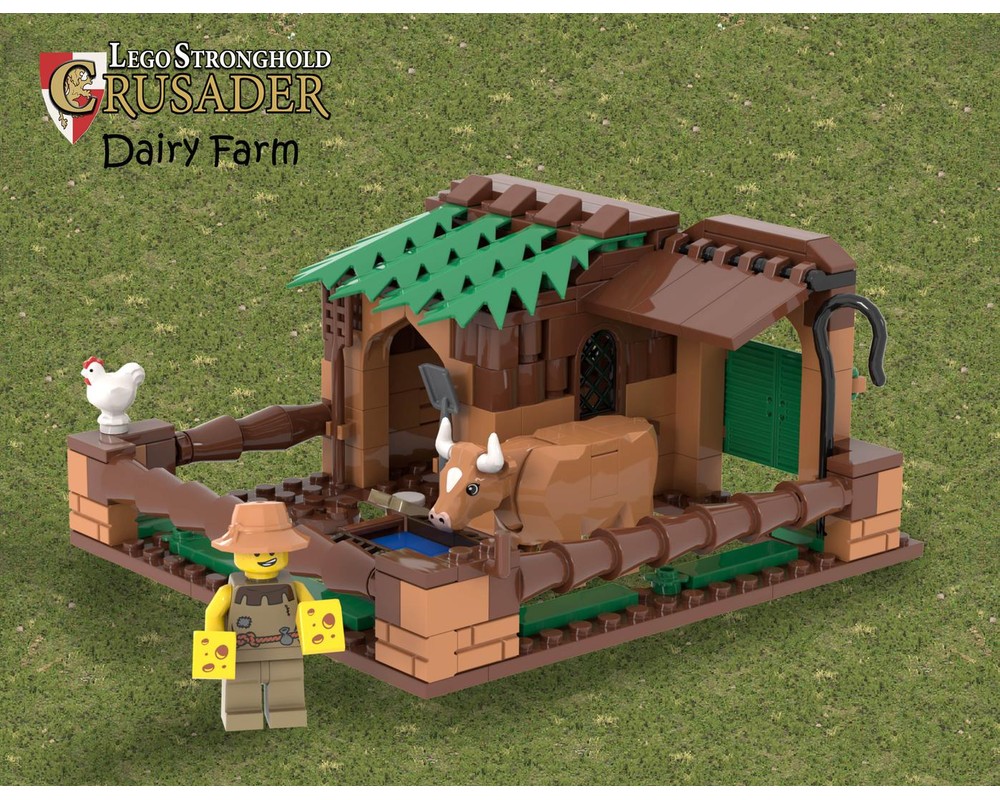 Lego Moc Stronghold Dairy Farm By Legocionado Rebrickable Build