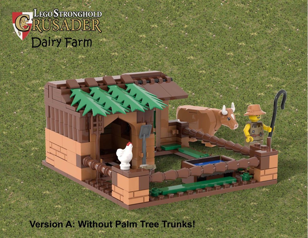 LEGO MOC Stronghold Dairy Farm by Legocionado | Rebrickable - Build ...