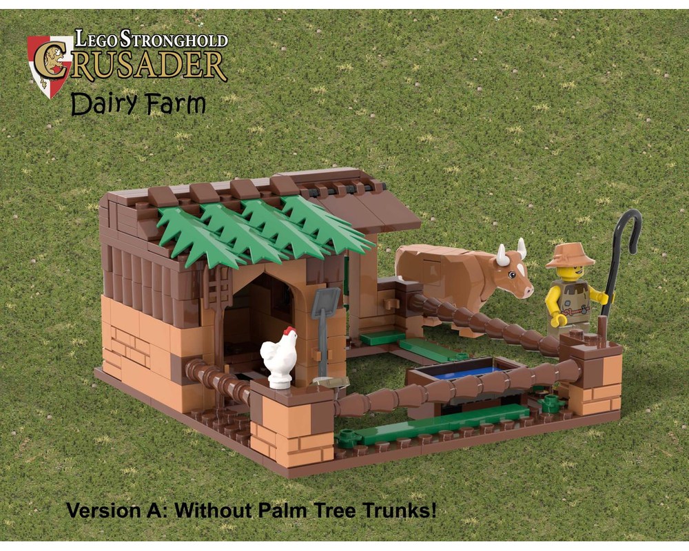 LEGO MOC Stronghold Dairy Farm by Legocionado | Rebrickable - Build ...