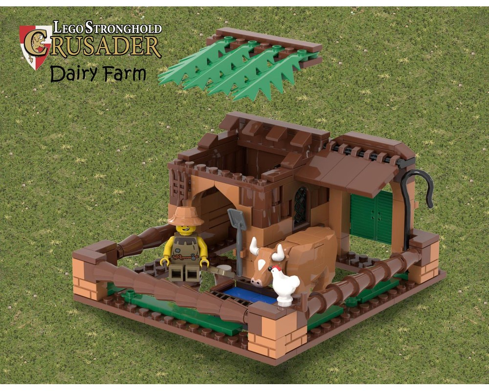 LEGO MOC Stronghold Dairy Farm by Legocionado | Rebrickable - Build ...
