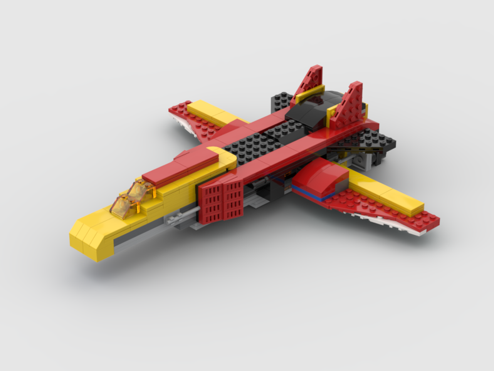 LEGO MOC 31124 2:1 Scale Super Robot-Jet B-Model by bloooop ...