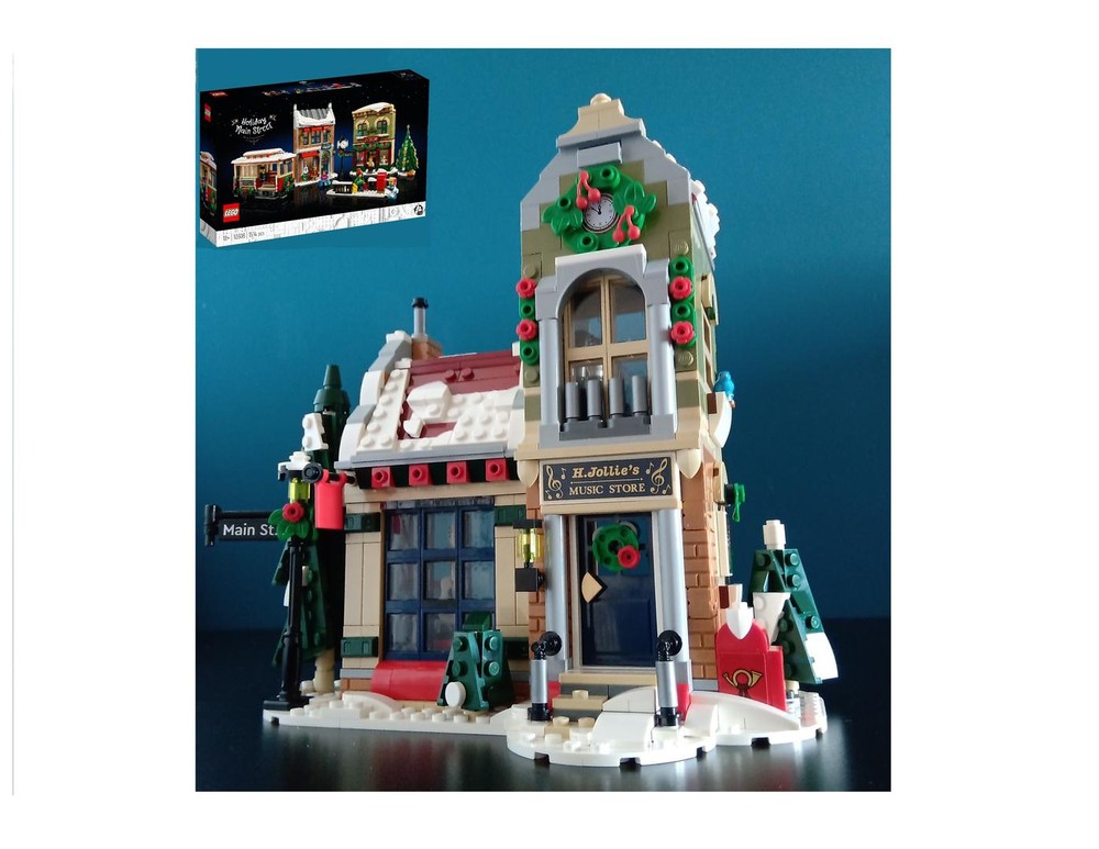 LEGO MOC Winter Village Music Store by Colorful Brick | Rebrickable ...