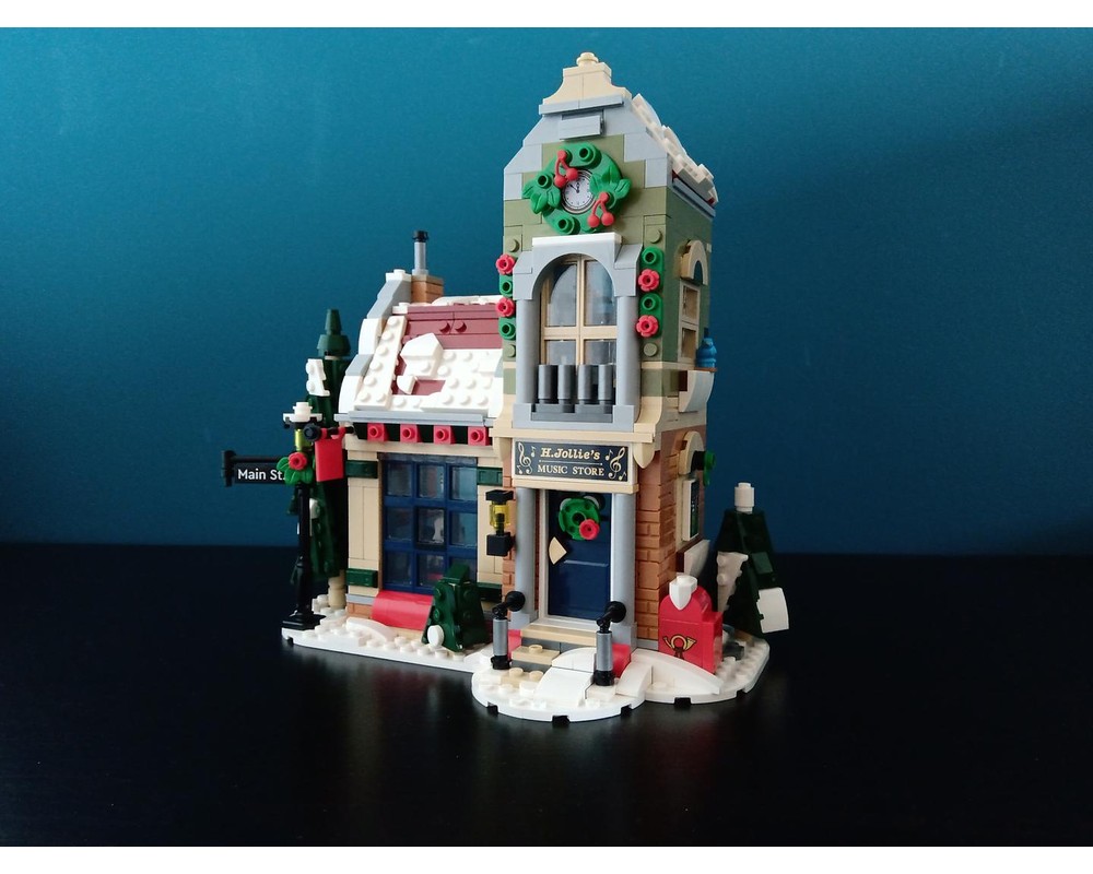 LEGO MOC Winter Village Music Store by Colorful Brick | Rebrickable ...