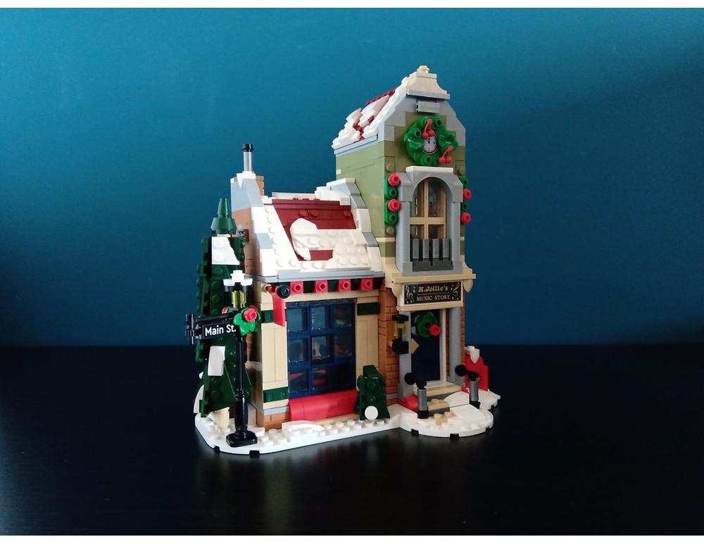 LEGO MOC Winter Village Music Store by Colorful Brick | Rebrickable ...