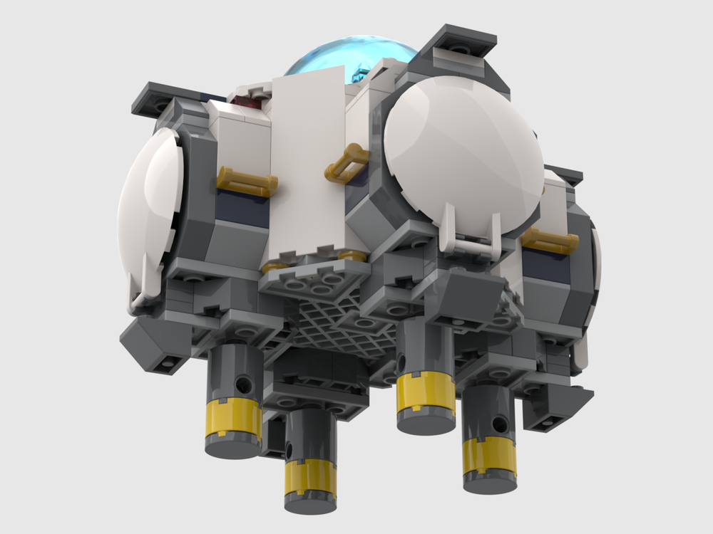 Lego Moc Gateway For 60349 Lunar Space Station By Ironmax Rebrickable