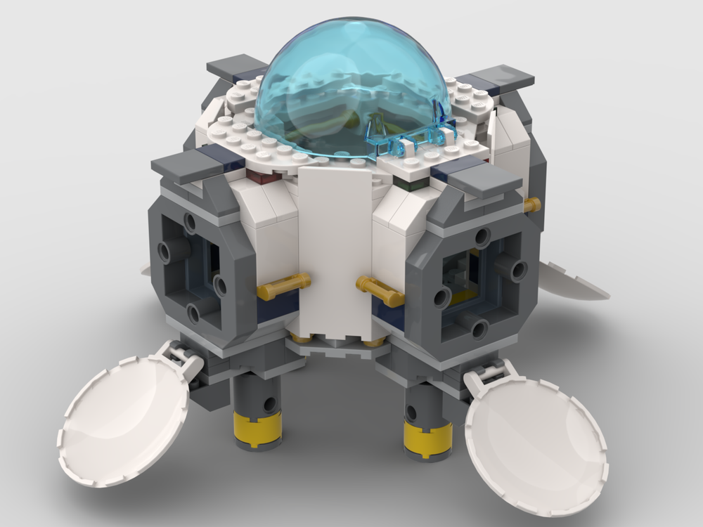Lego Moc Gateway For 60349 Lunar Space Station By Ironmax Rebrickable