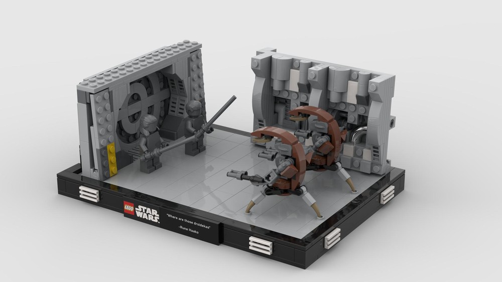 LEGO MOC Phantom menace trade federation battleship diorama by brrrt ...