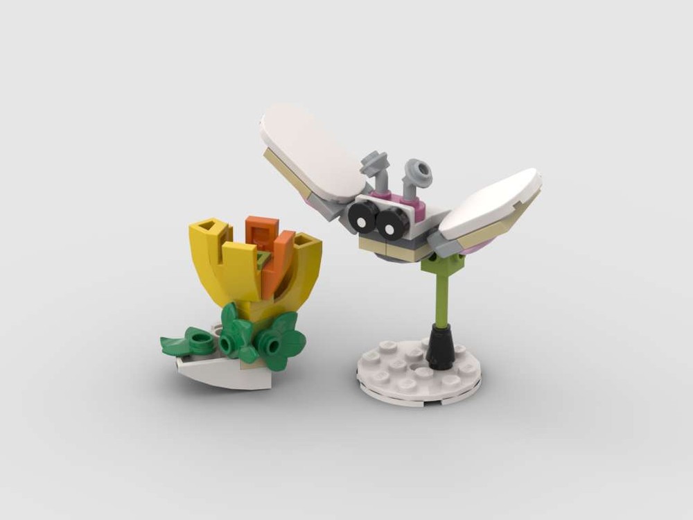Lego Moc Bug And Flower By Flerpdederp Rebrickable Build With Lego