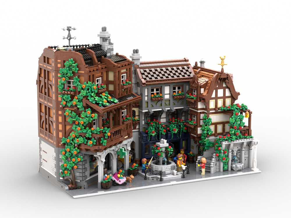 LEGO MOC Old Town by simon84 | Rebrickable - Build with LEGO