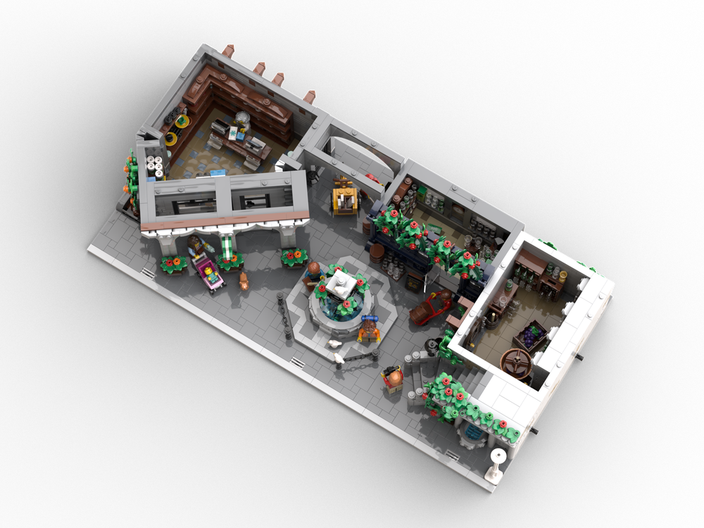 Lego Moc Old Town By Simon84 Rebrickable Build With Lego