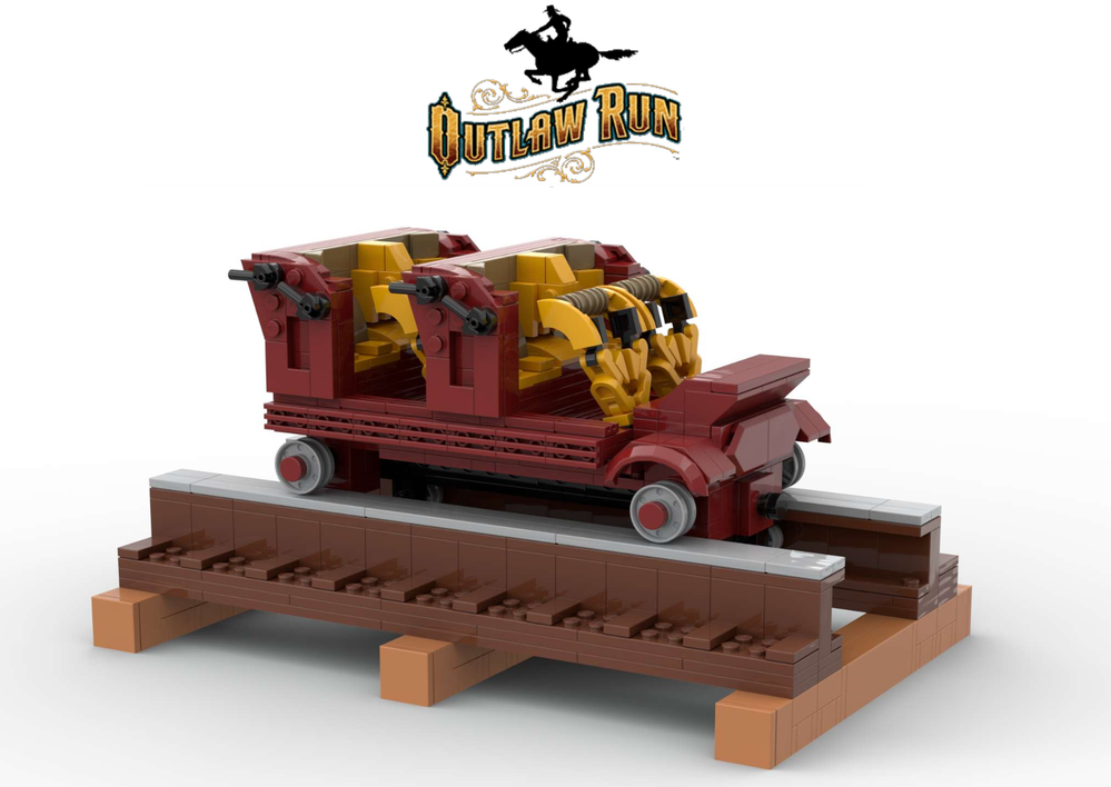 LEGO MOC ROLLERCOASTER - OUTLAW RUN - SILVER DOLLAR CITY by Coasters ...