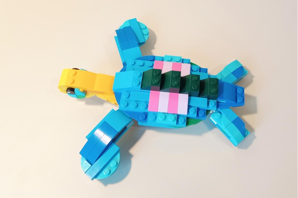 Lego Moc 31136 Sea Turtle By Nequmodiva Rebrickable Build With Lego