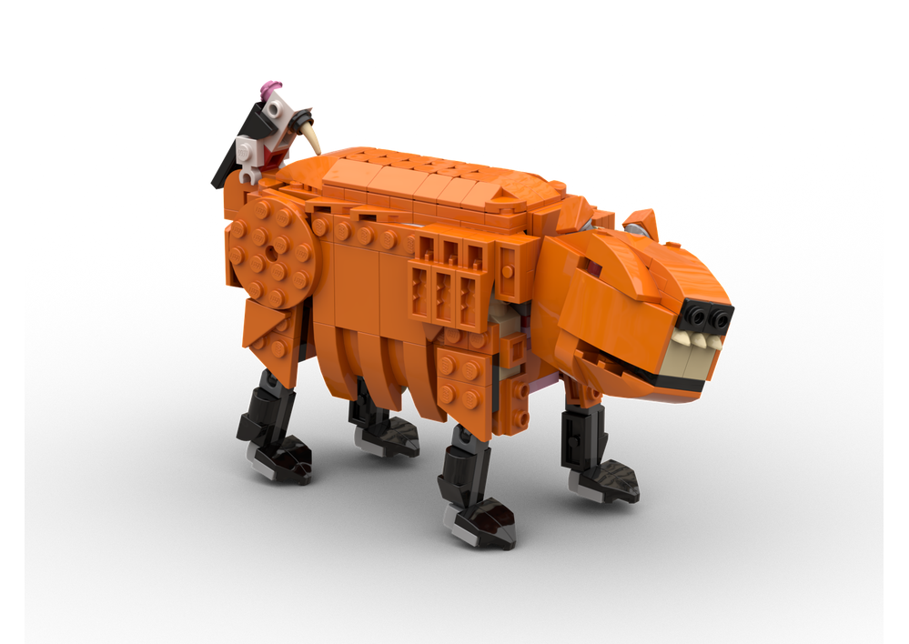 LEGO MOC 31129 Acceptable Capybara by GoldSkulltulaHunter | Rebrickable ...
