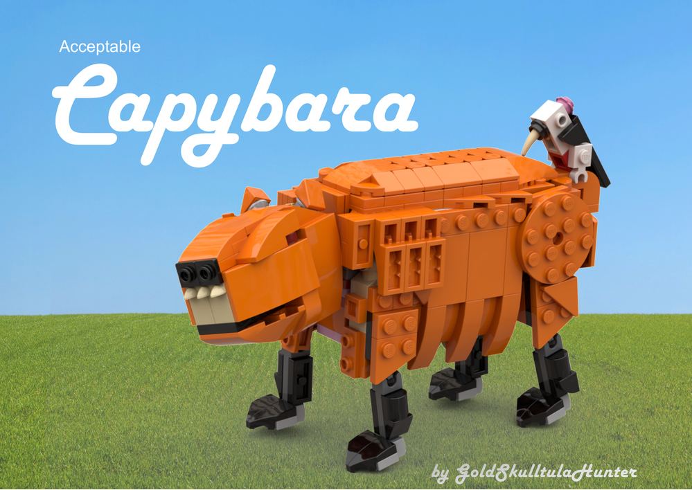 LEGO MOC 31129 Acceptable Capybara by GoldSkulltulaHunter | Rebrickable ...
