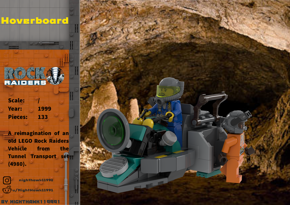 LEGO MOC Lego Rock Raiders Hover Board by NightHawk11991 | Rebrickable ...