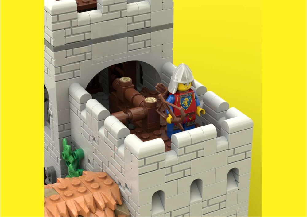 LEGO MOC Lion Knights' Harbor by lux.bricks | Rebrickable - Build with LEGO