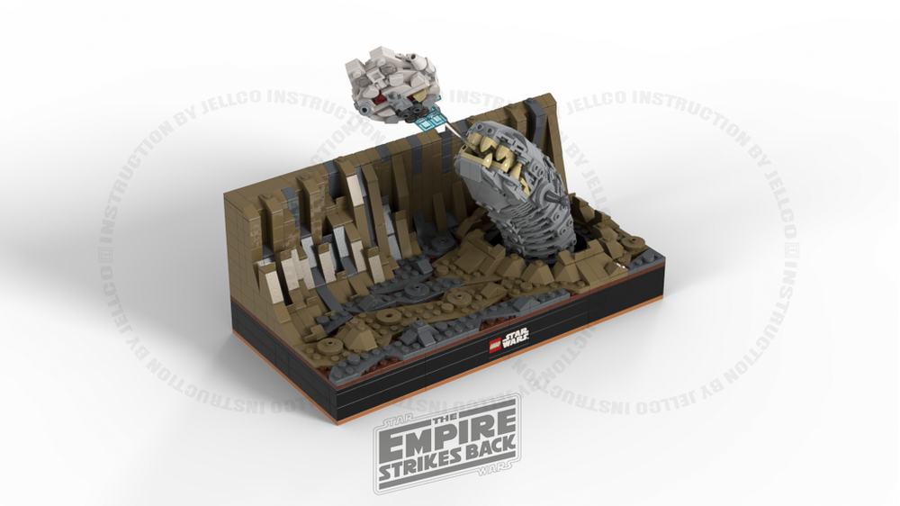 Lego Moc Micro Diorama Asteroid Field Series Part Final By Jellco