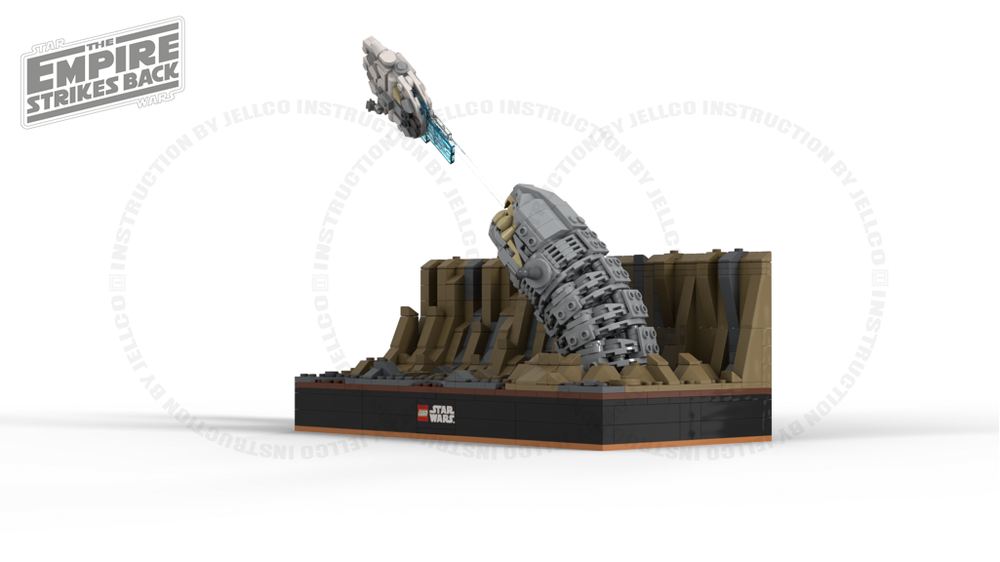Lego Moc Micro Diorama Asteroid Field Series Part Final By Jellco
