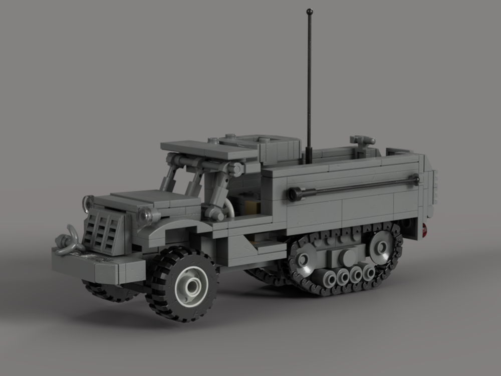 LEGO MOC American ww2 m3 halftrack by BrickMotions6026 | Rebrickable ...