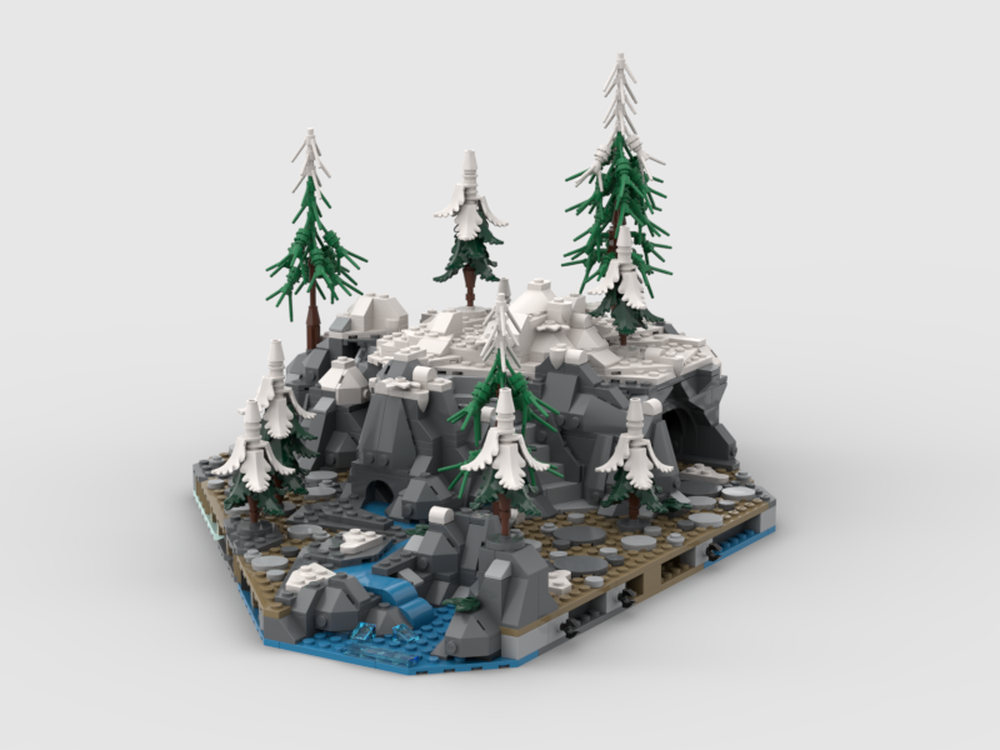 LEGO MOC Viking Mountain by NS6 | Rebrickable - Build with LEGO
