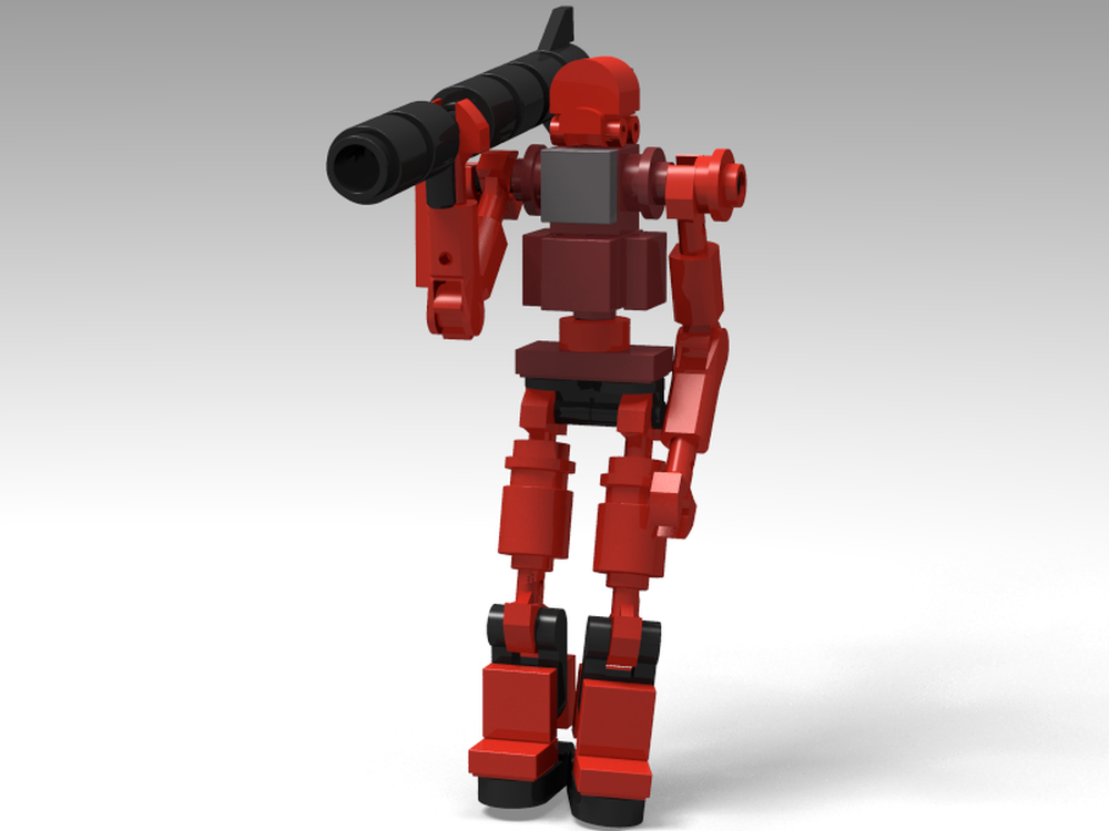 LEGO MOC char's zaku ii by Liams lil workbench | Rebrickable - Build ...