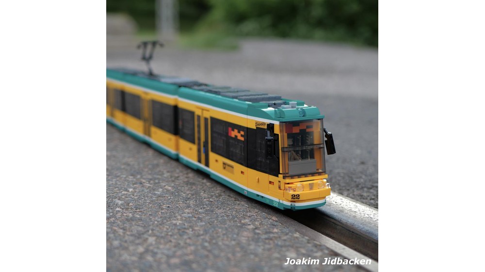 LEGO MOC M06 Tram by ThinkCleverAndSmart | Rebrickable - Build with LEGO