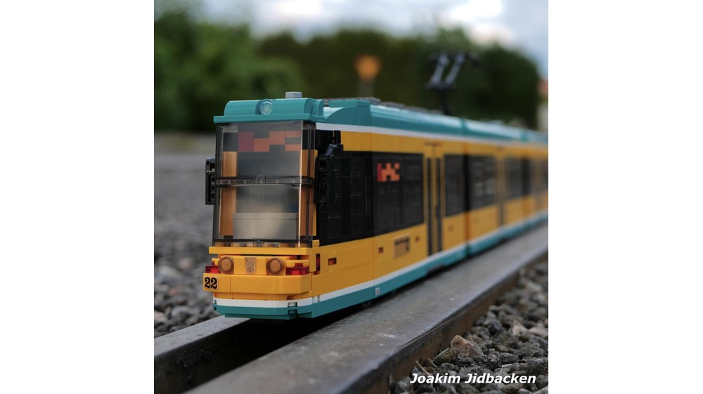 Lego Moc M06 Tram By Thinkcleverandsmart Rebrickable Build With Lego
