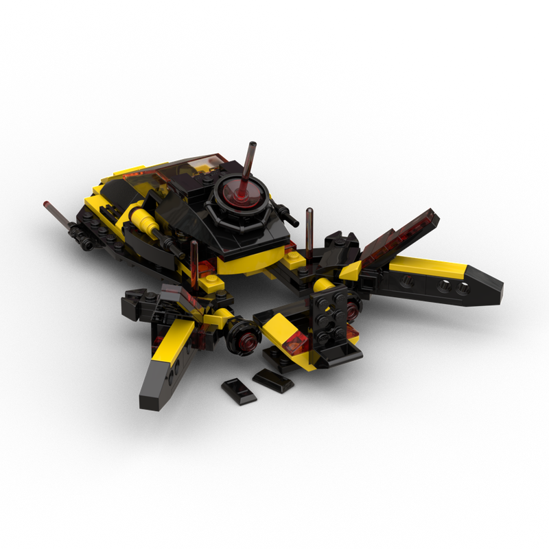 LEGO MOC MOC-0002 space salamander by KILDET | Rebrickable - Build with ...