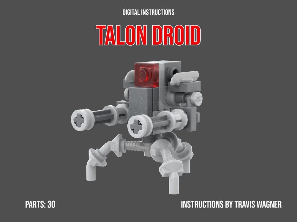 LEGO MOC Talon Droid (futruistic style Droideka) by Camobricktape ...