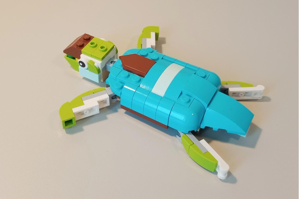 Lego Moc 31128 Sea Turtle By Nequmodiva Rebrickable Build With Lego