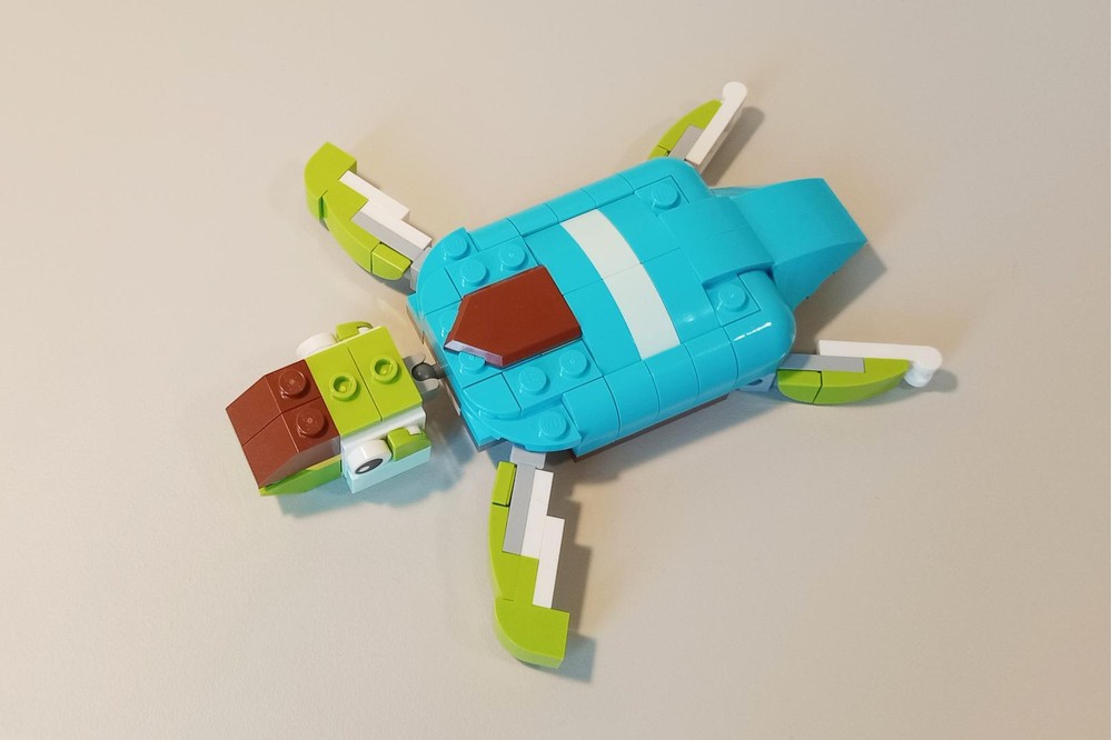 Lego Moc 31128 Sea Turtle By Nequmodiva Rebrickable Build With Lego