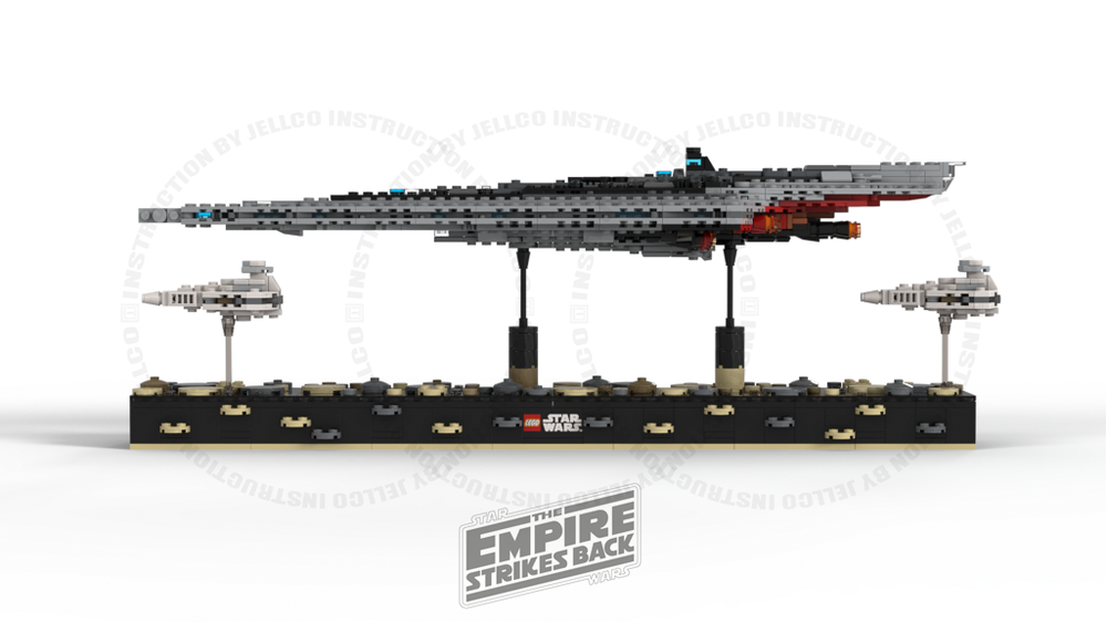 Lego Moc Micro Diorama Asteroid Field Series Part Ii By Jellco