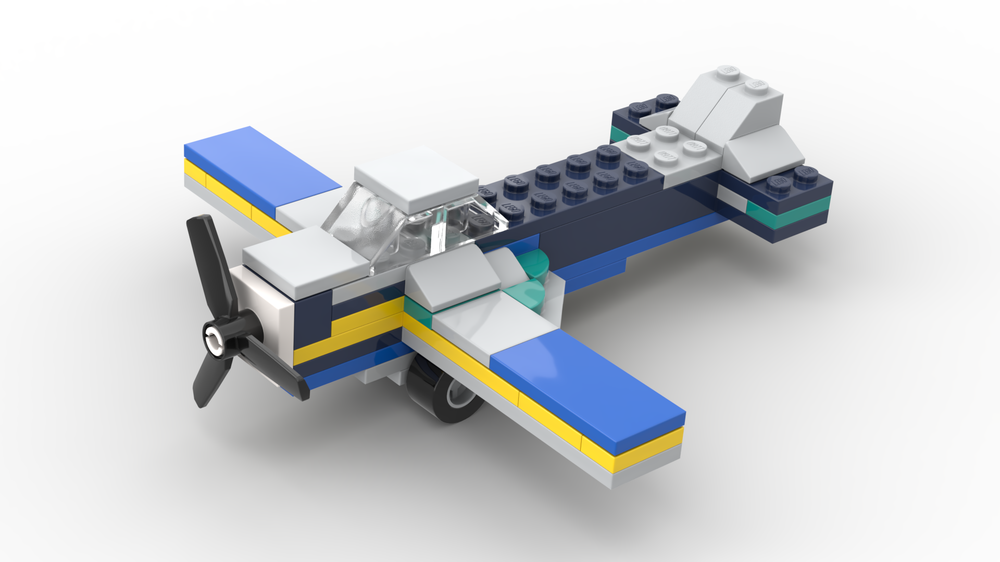 LEGO MOC 11021 Plane by Lenarex | Rebrickable - Build with LEGO